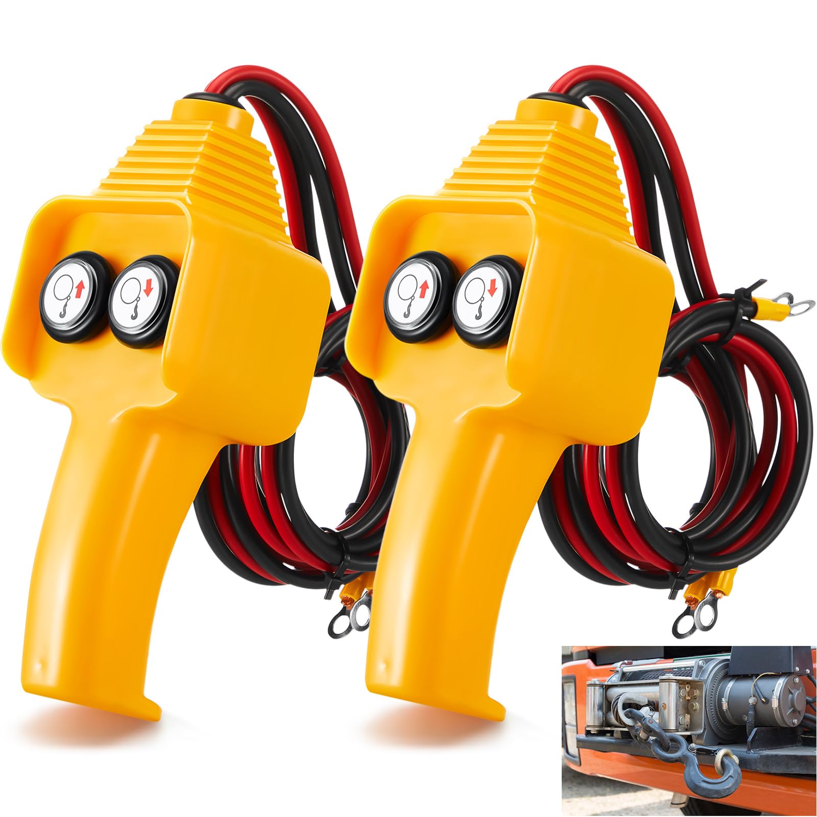 Amazon.com: Saysurey 2 Pcs Winch Hand Control Assembly Winch Controller ...