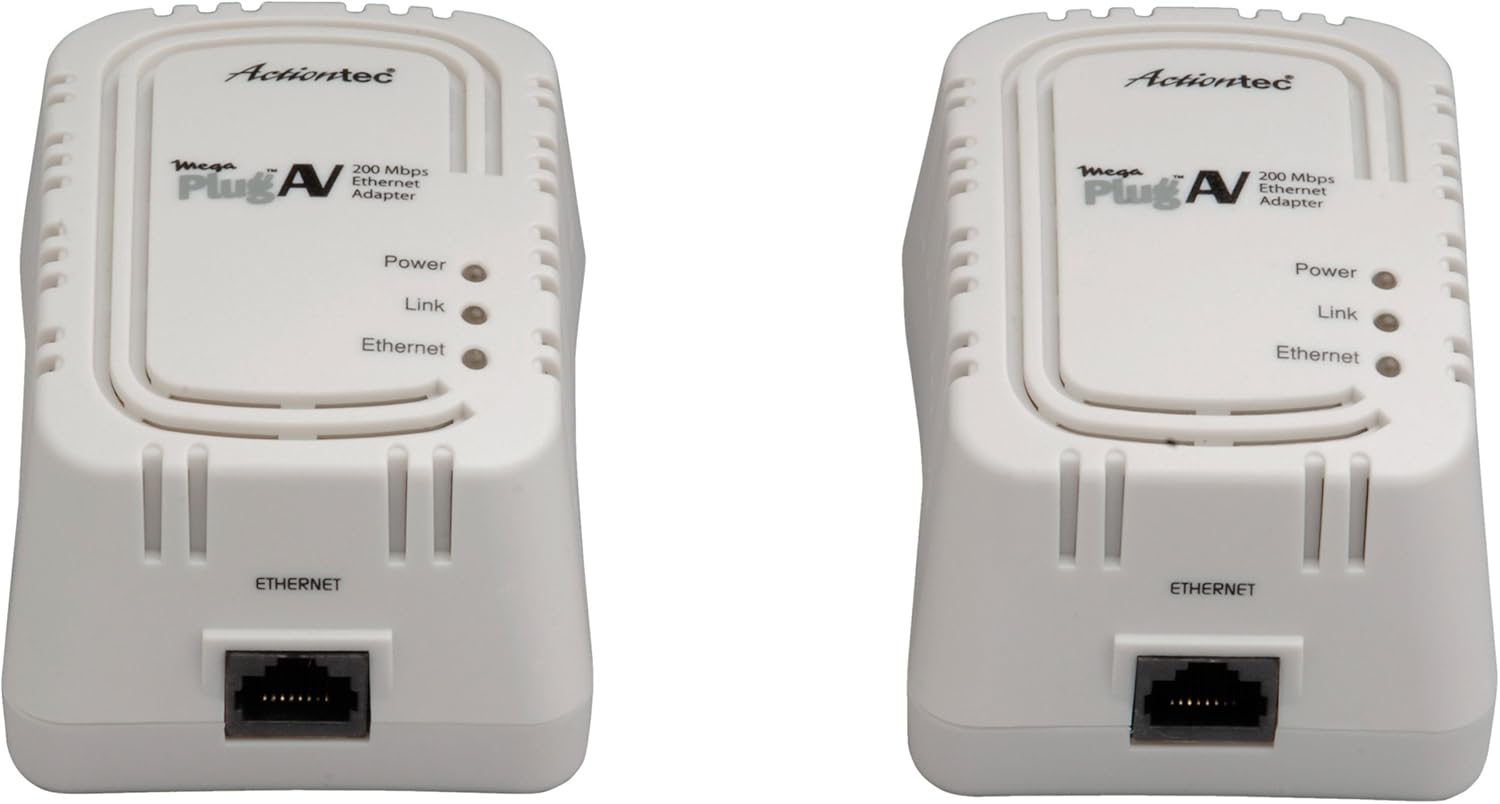 Amazon.com: Actiontec MegaPlug A/V 200 Mbps Ethernet Adapter : Electronics
