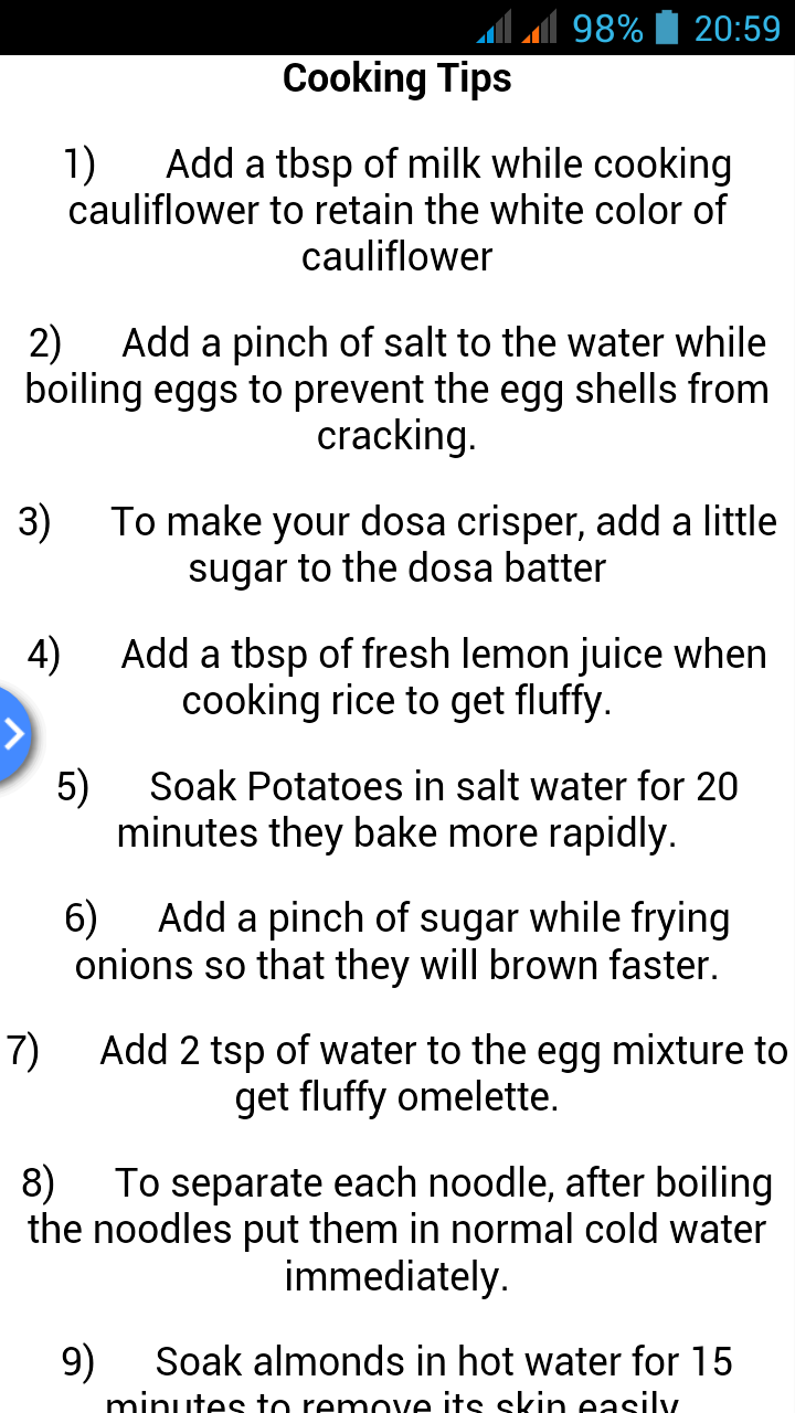 Indian Cooking Tips - App on Amazon Appstore