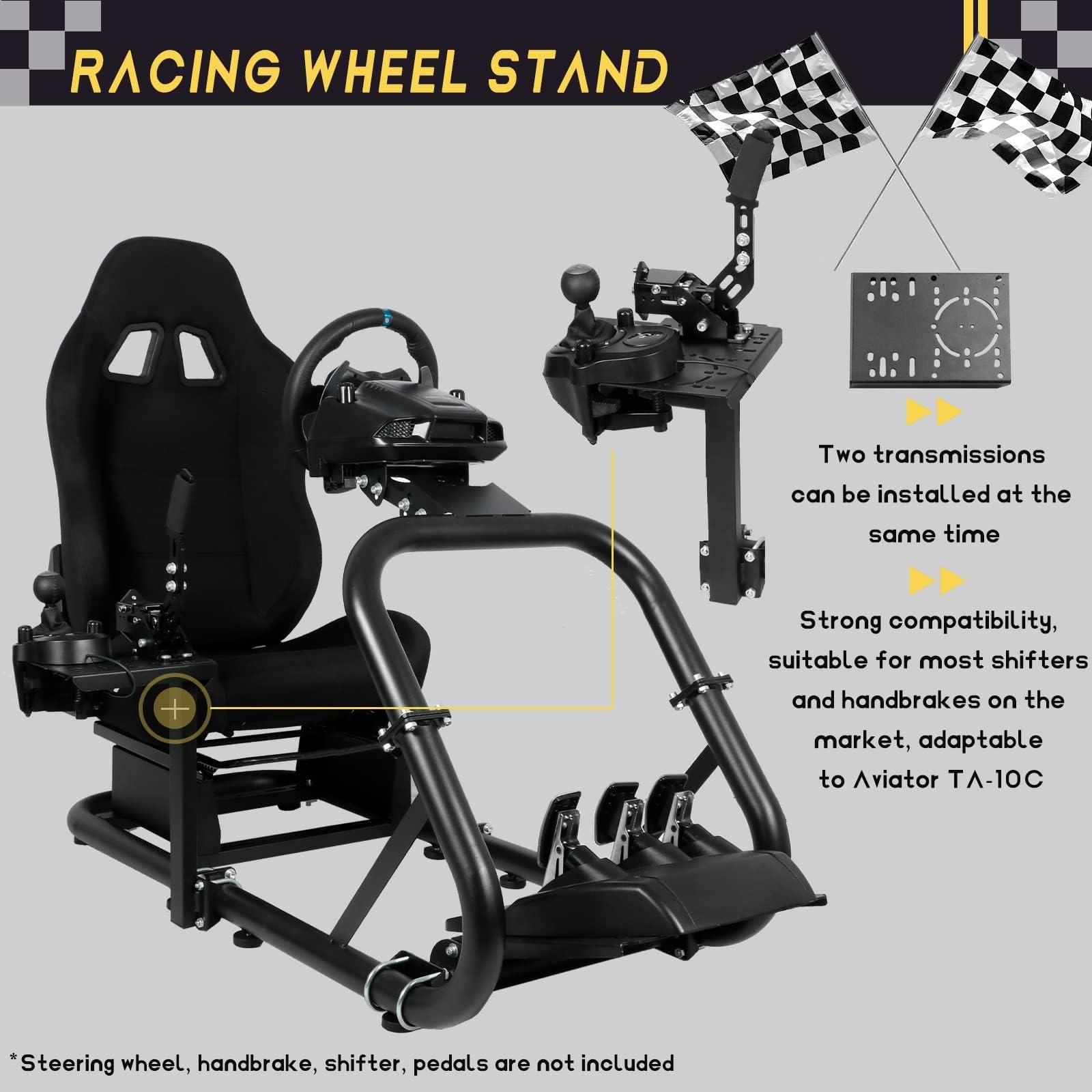 Snapklik.com : Marada Racing Cockpit Frame Stable And Adjustable Fit ...