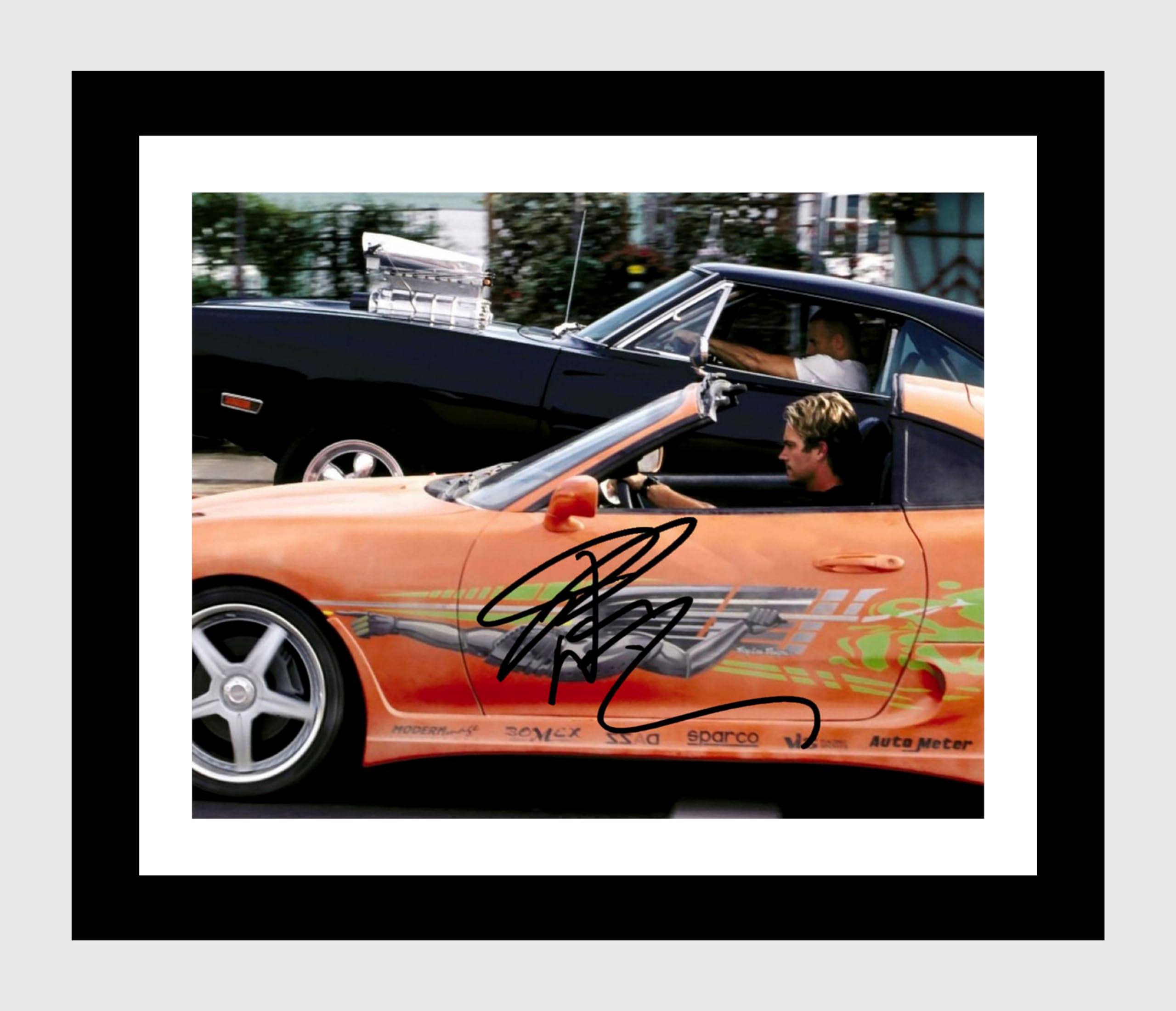 Amazon.com: Framed Paul Walker - Fast and Furious - Autograph Promo ...