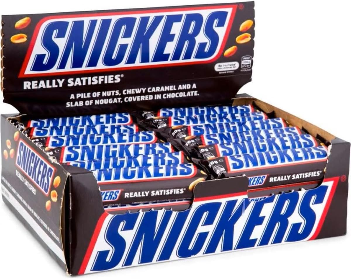 SNICKERS CHOCOLATE BAR 50 X 44G : Amazon.com.au: Pantry Food & Drinks
