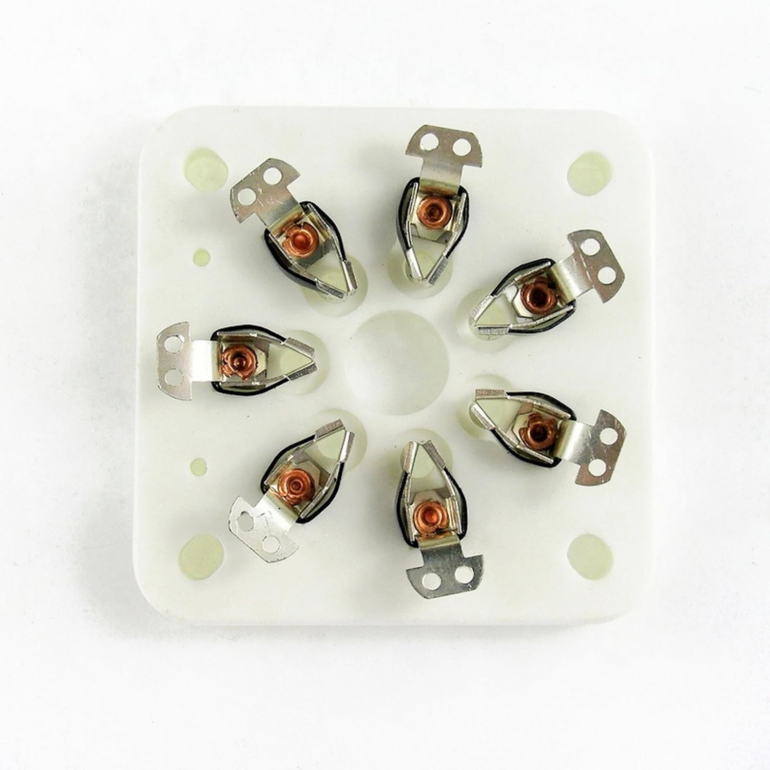 Amazon.com: Cary 2pc 7pin Ceramic Vacuum Tube Socket Valve Base Fr 813 ...