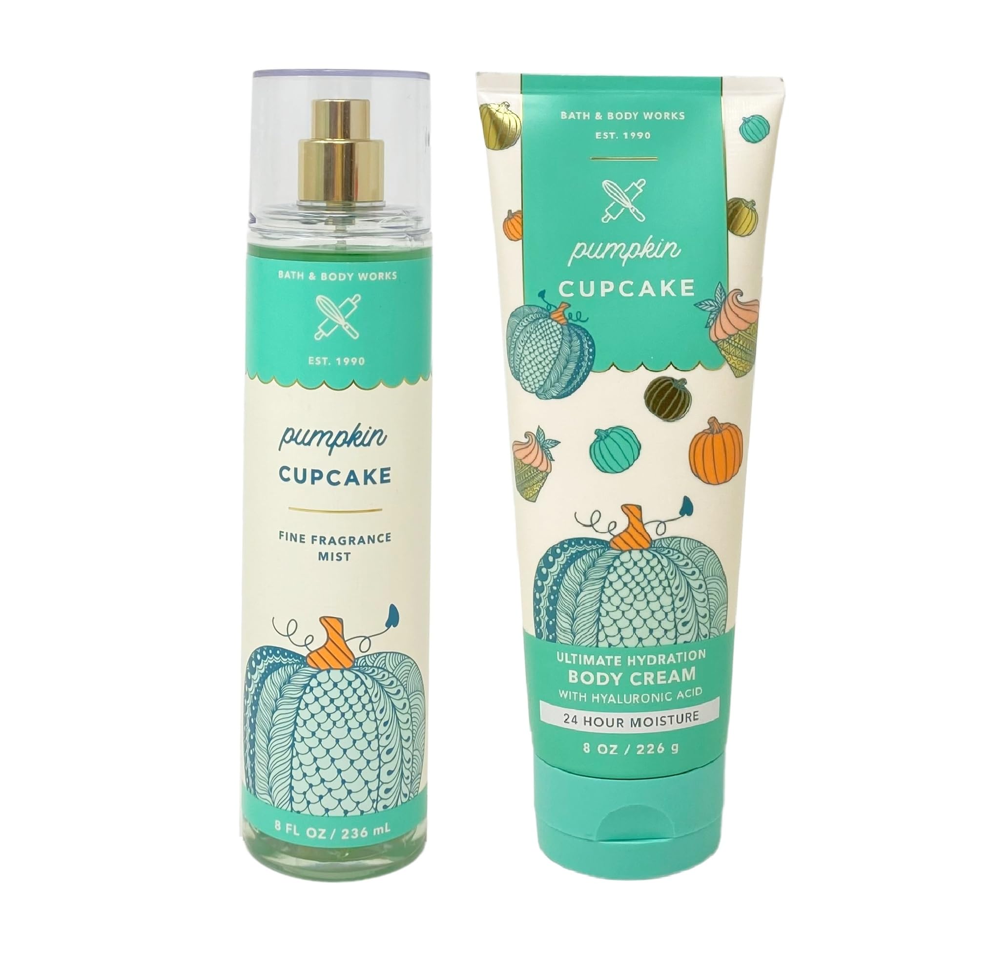 Amazon.com : Bath & Body Works Pumpkin Cupcake 2 Piece Bundle ...