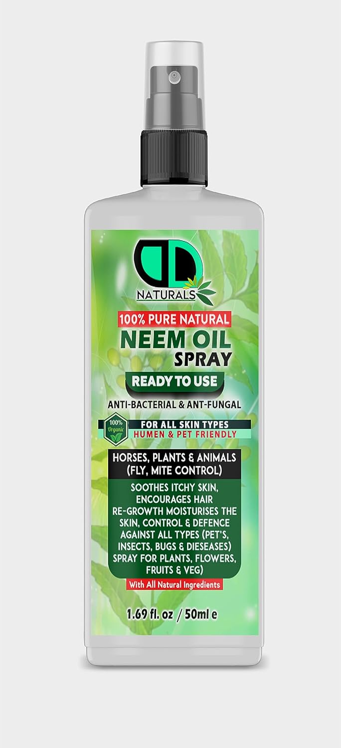 DD Organic Neem Oil A Natural Garden Bug Spray for Plants & Horses ...