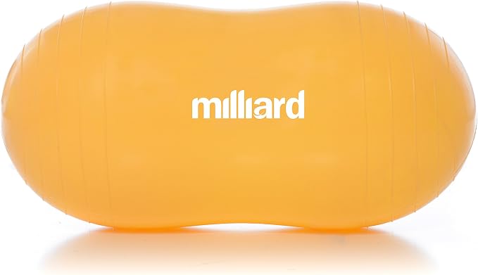 Milliard Peanut Ball Orange Approximately 23x12 inch (60x30cm) Physio ...