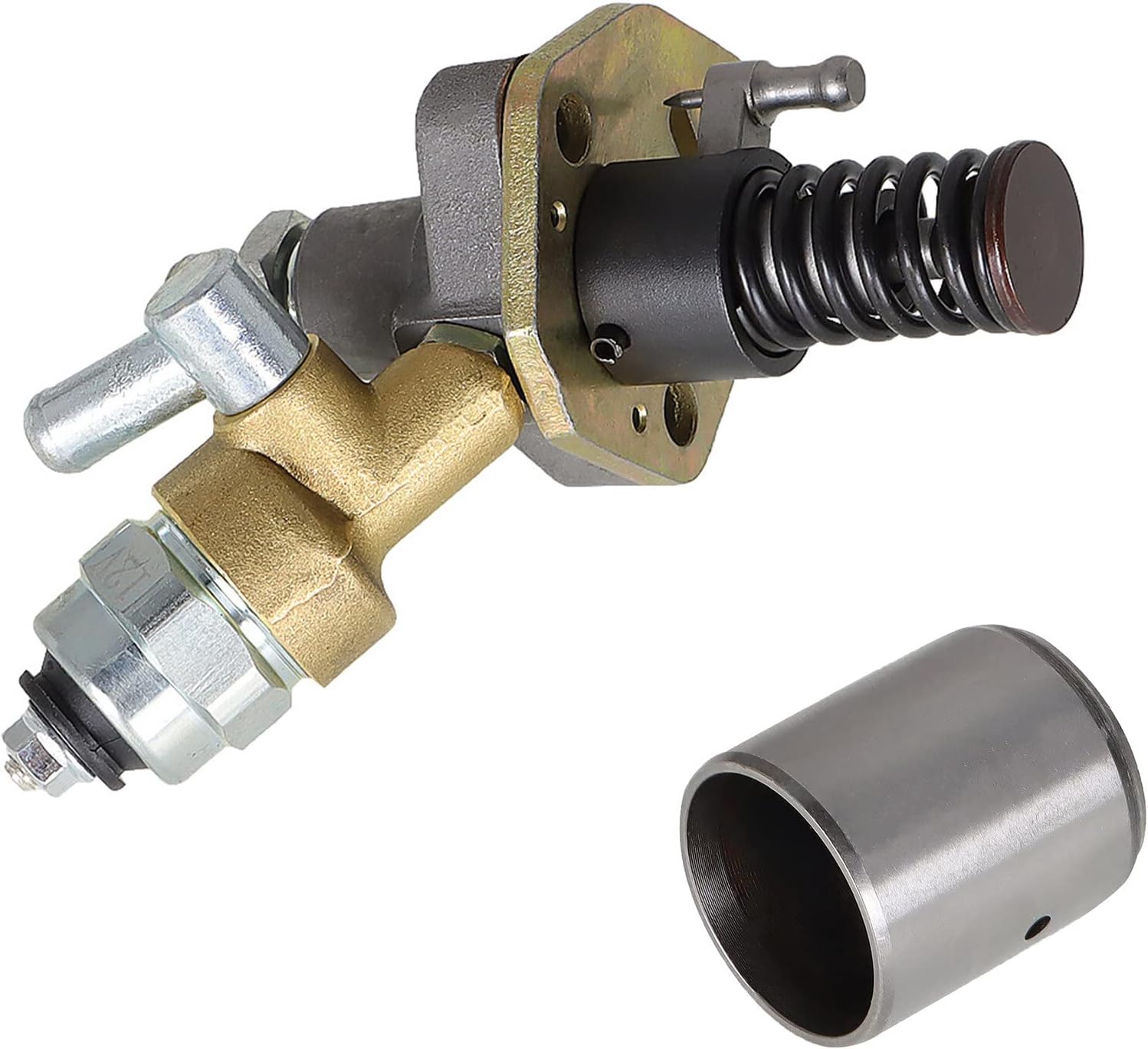Amazon.com: Timunr Diesel Fuel Injector Pump 186 186F with Solenoid ...