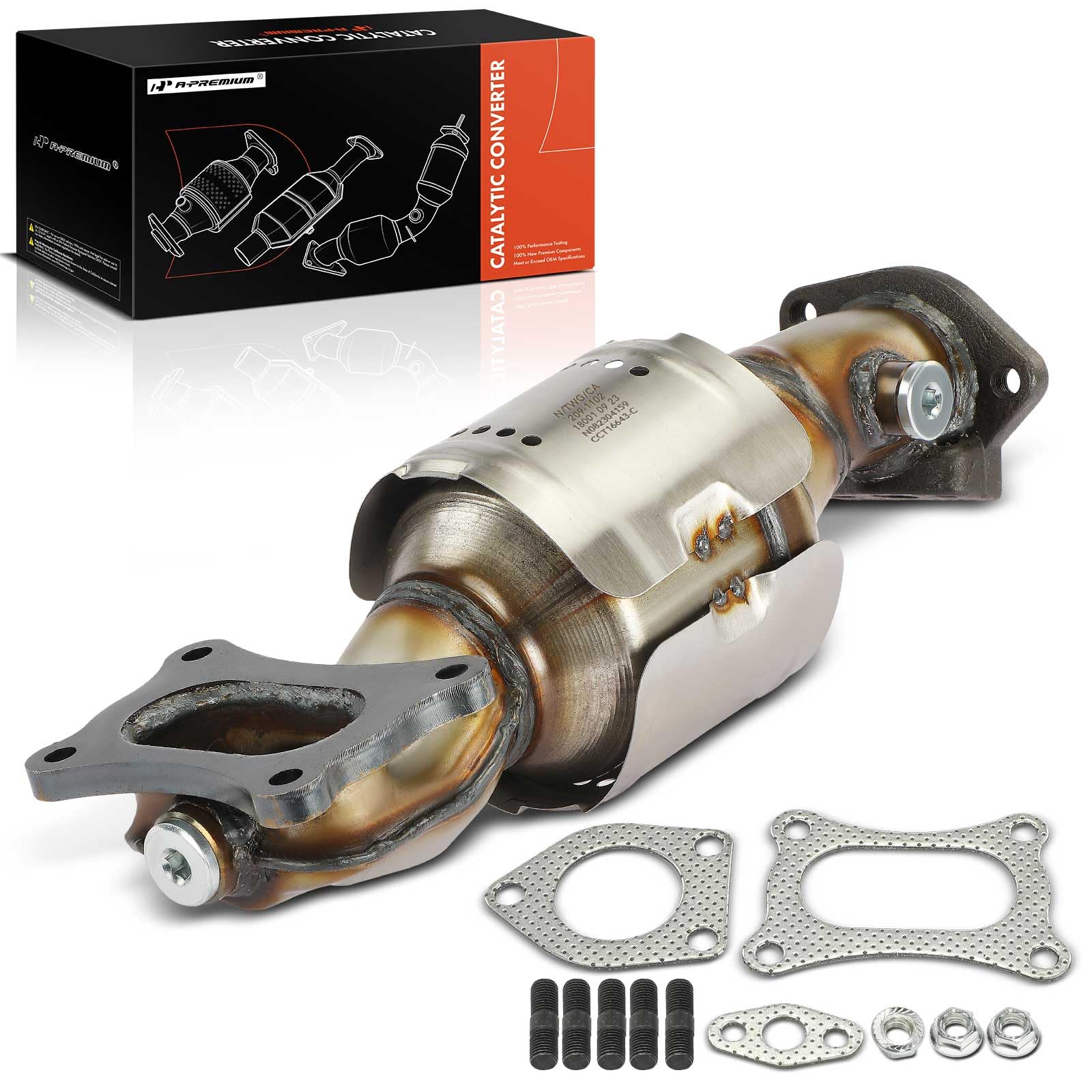 Amazon.com: A-Premium Front Right Catalytic Converter Kit Direct-Fit ...