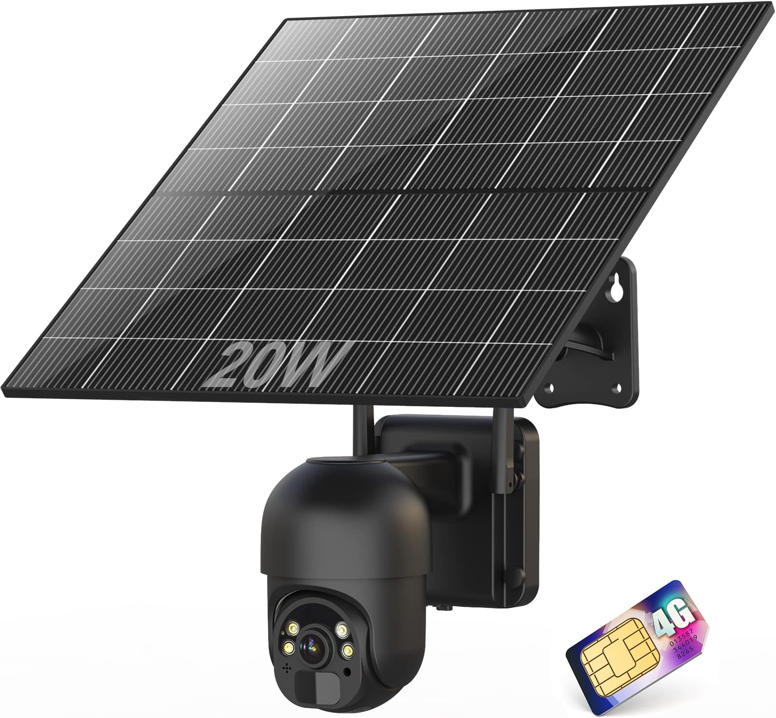 Amazon.com: Vyze-Link 4G Cellular Security Camera with Sim Card ...