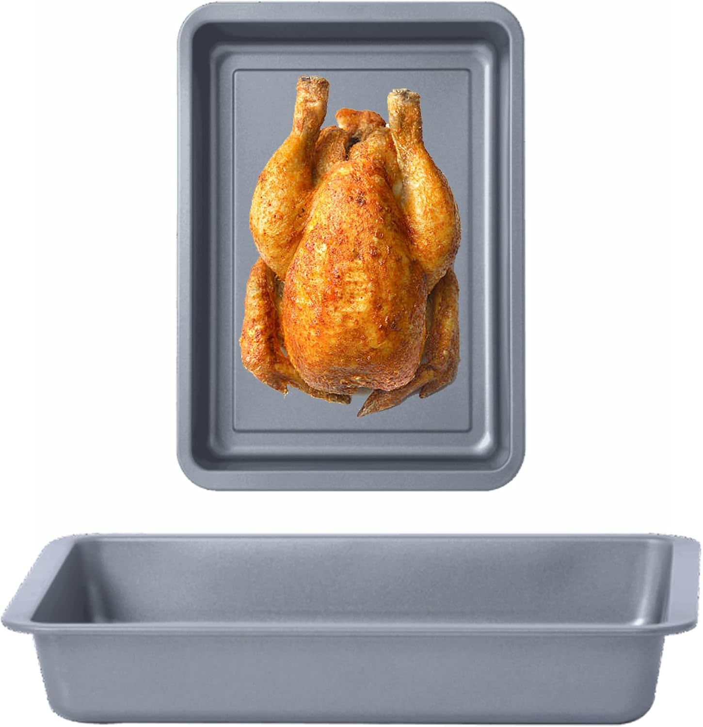 Deep Tray 31cm Oven Baking Tray Non Stick Ideal for Cooking, Baking ...