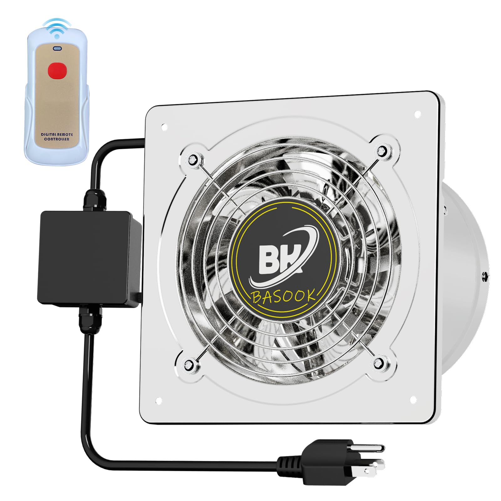 Amazon.com: BASOOK 6-Inch Kitchen Exhaust Fan - 308 CFM with Wireless ...