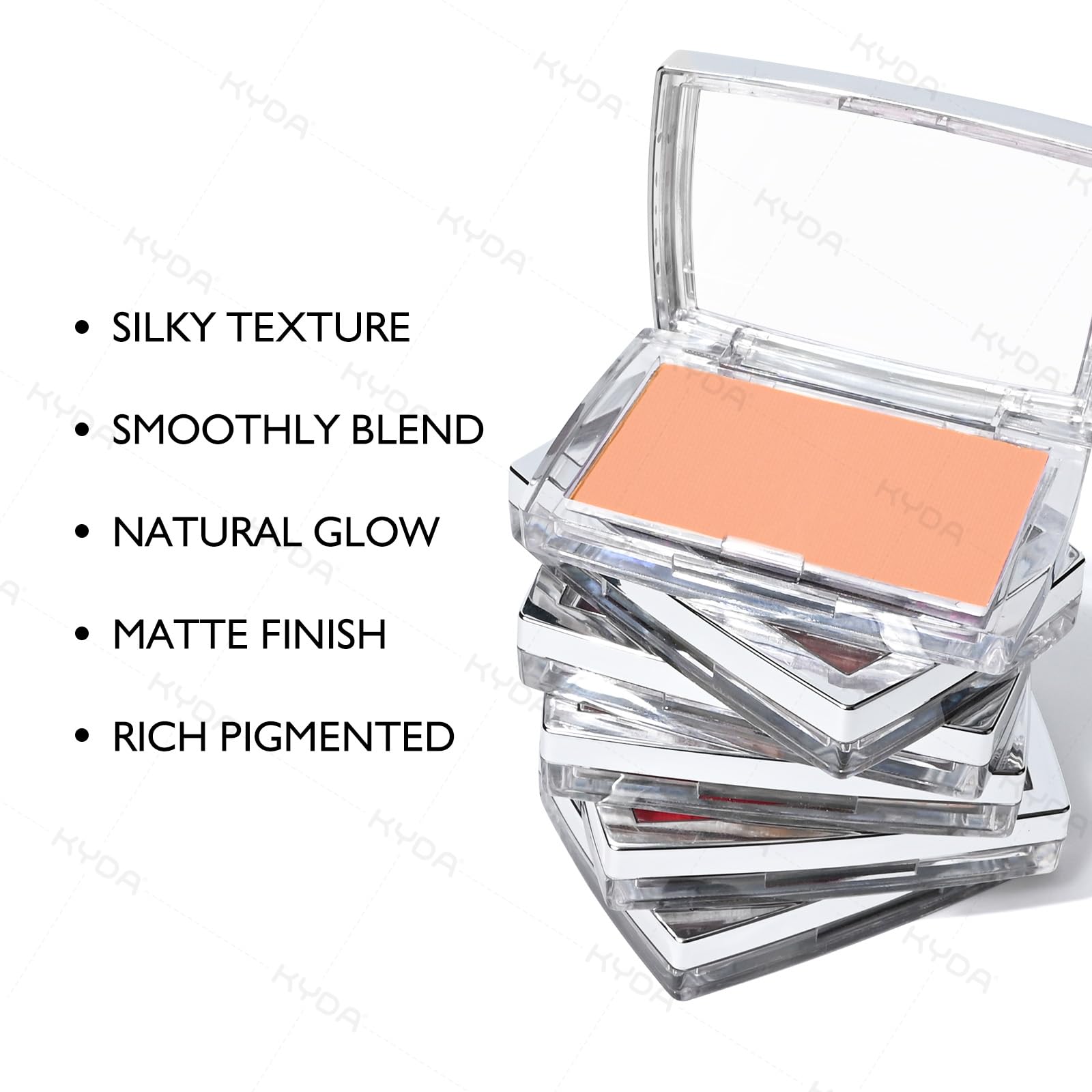 Snapklik.com : Coral Powder Blush, Radiant Glow Face Blush, Buildable ...