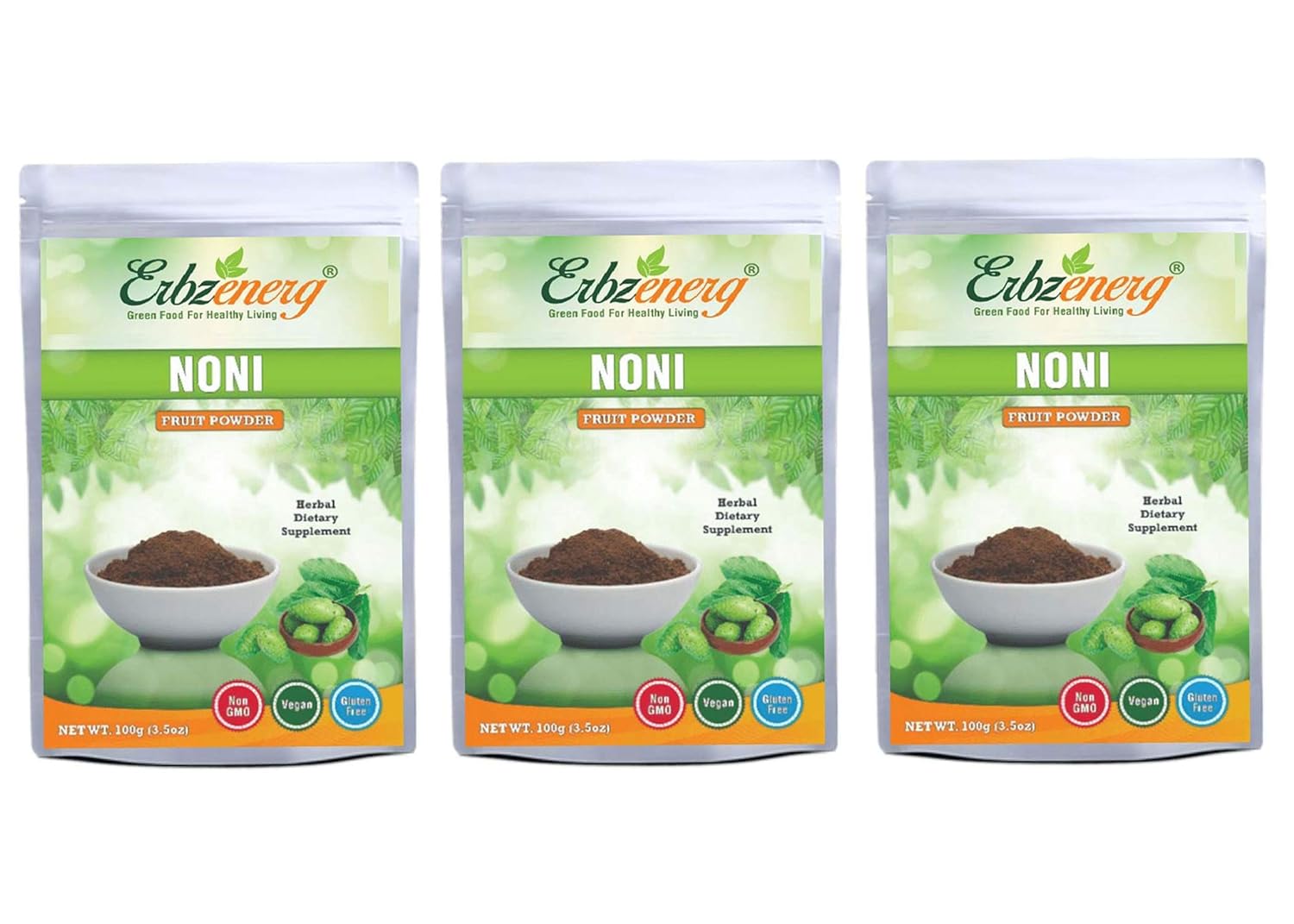 ERBZENERG Organic NONI Powder 100g | Pack of 3 : Amazon.in: Beauty