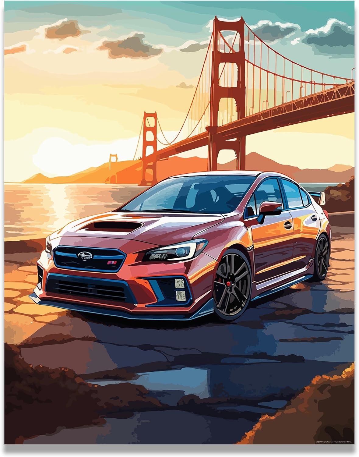 Amazon.com: Inspirational Wall Art Co. - Criterion | Subaru WRX STI ...