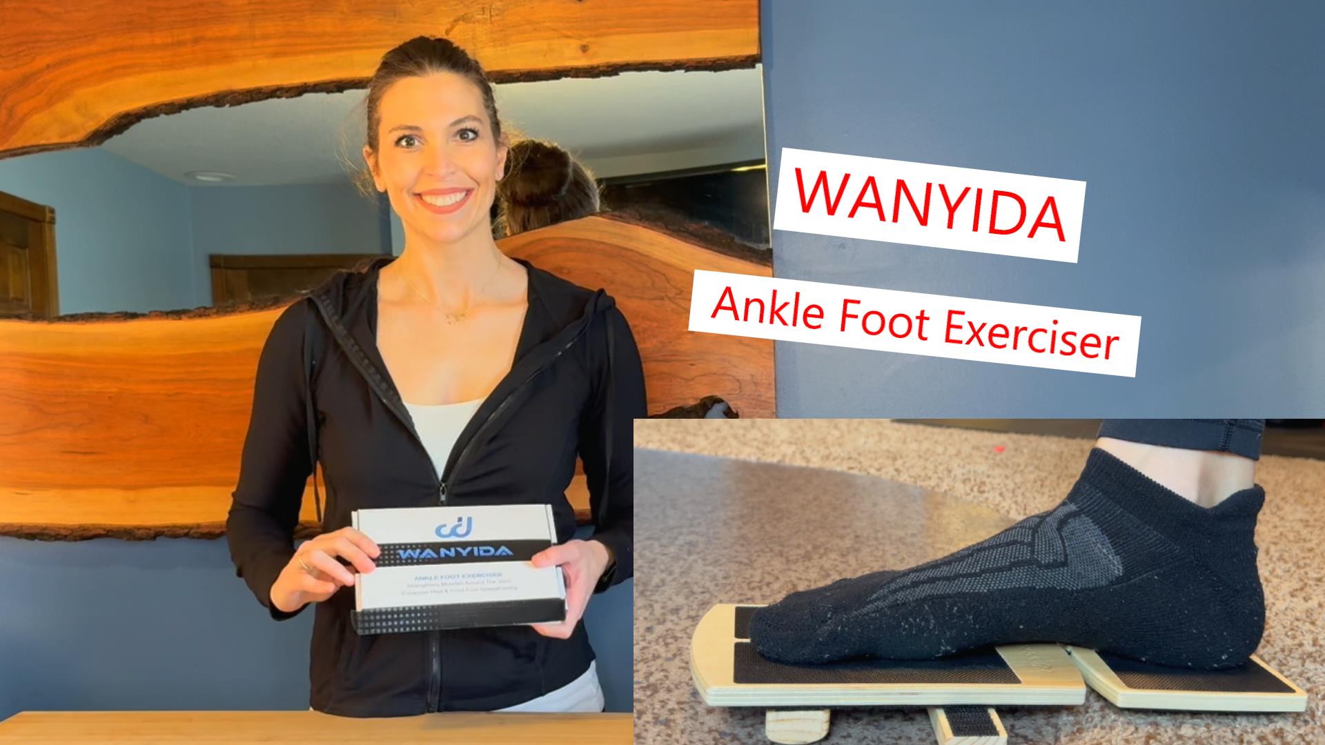 Watch WANYIDA foot and ankle exerciser, strengthens and stretches on ...
