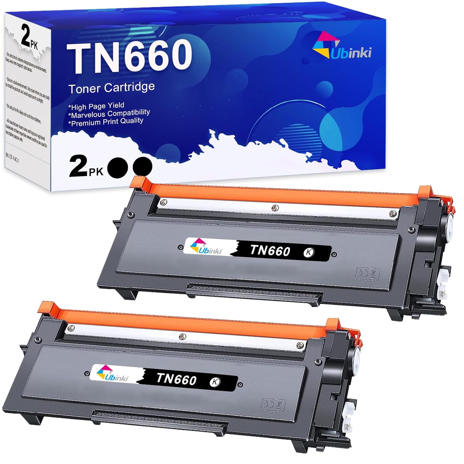 Ubinki High Yield TN660 TN630 Black Toner Cartridge Replacement for ...