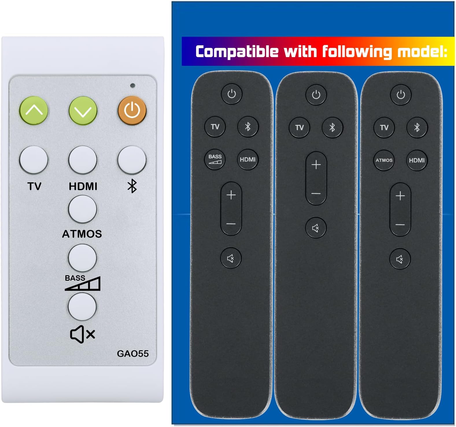 Amazon.com: New Replacement Sound Bar Remote Control for JBL Bar 5.0 ...