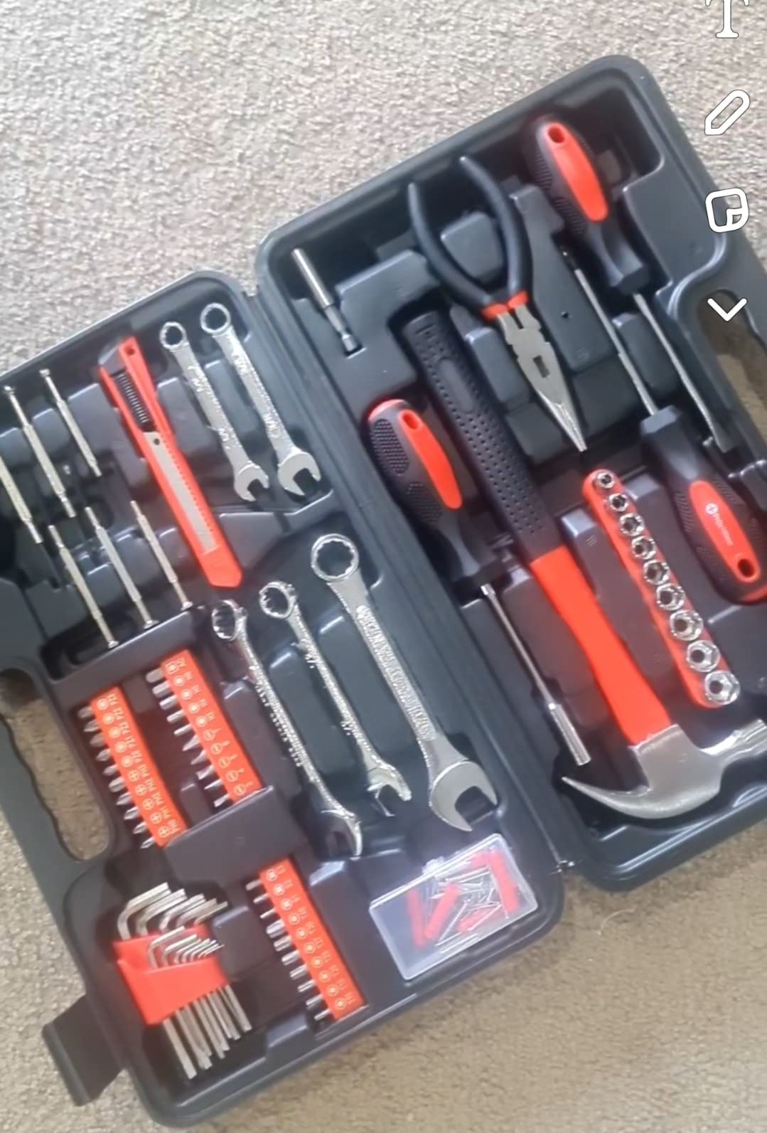 CARTMAN 148 Piece Automotive and Household Tool Set - Perfect for Car ...