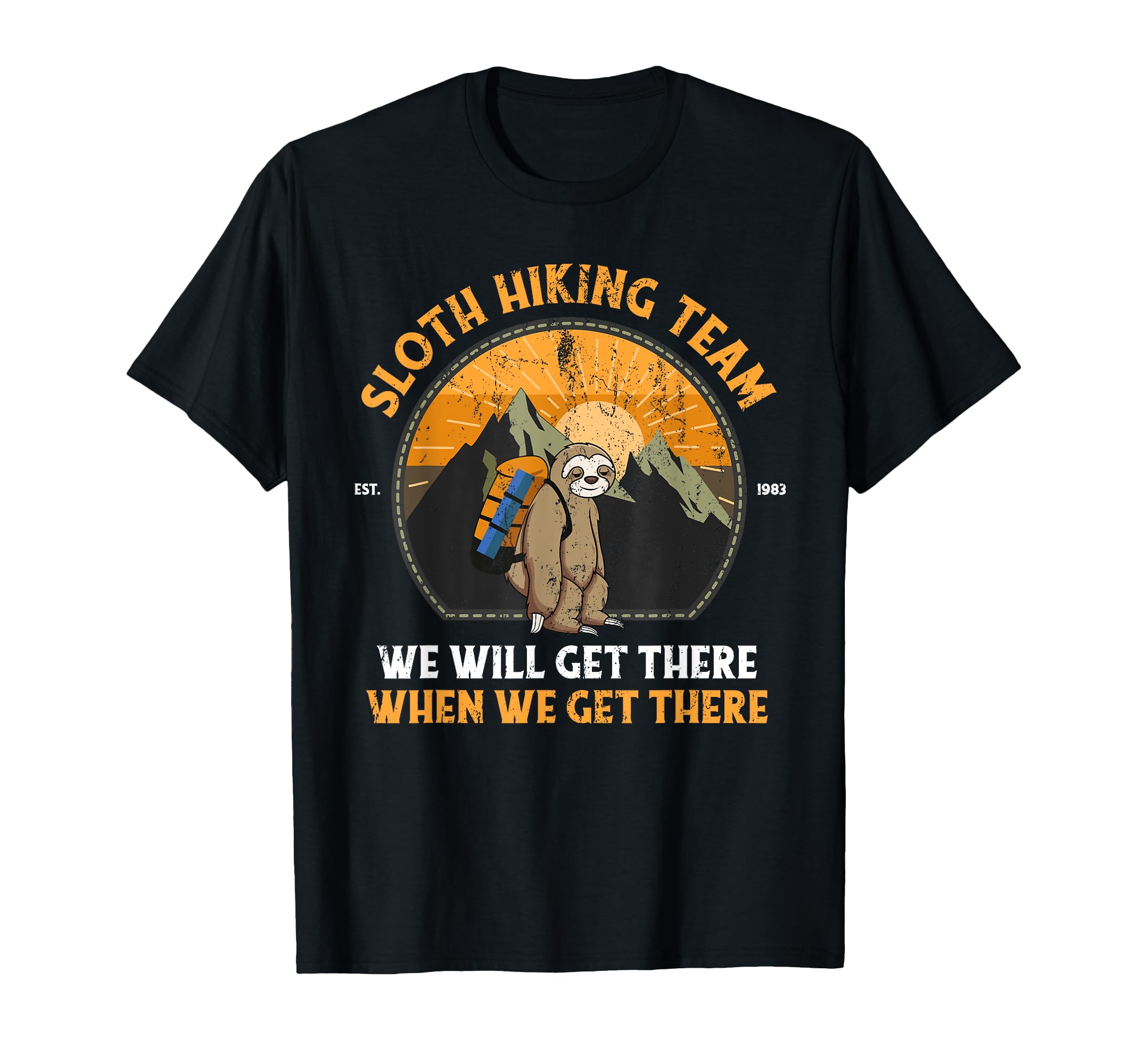 Amazon.com: Sloth Hiking Sloth Hiking Team T-Shirt : Clothing, Shoes ...