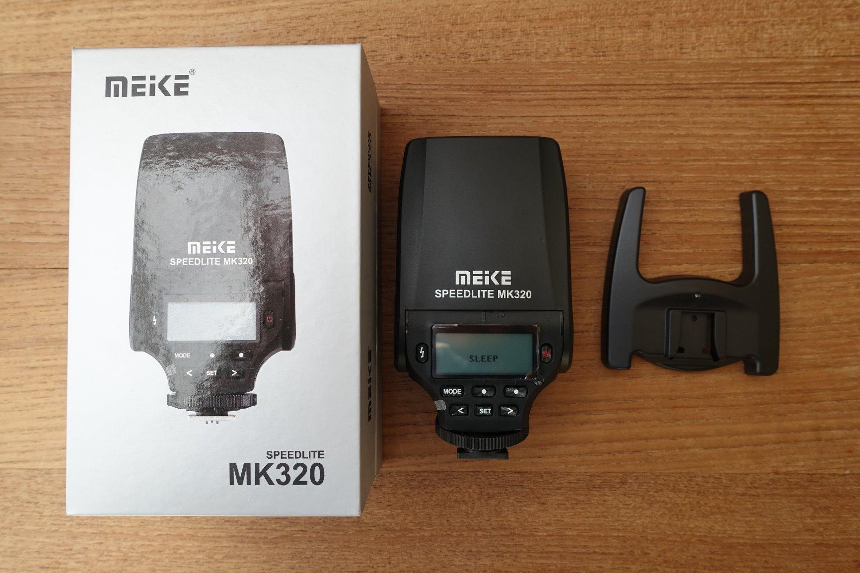MEIKE MK-320S Mini TTL Speedlite Automatic Flash for Sony MI Hot Shoe ...