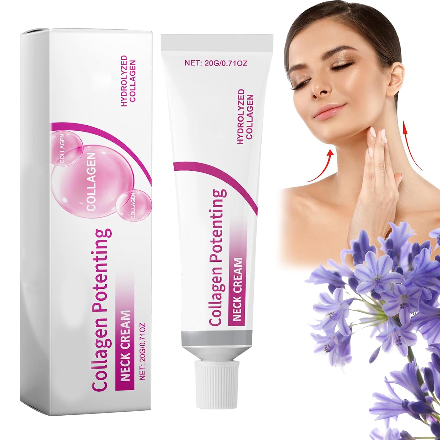 Amazon.com: Spain Neckpon Hydrolized Collagen Neck Cream,Hydrolized ...