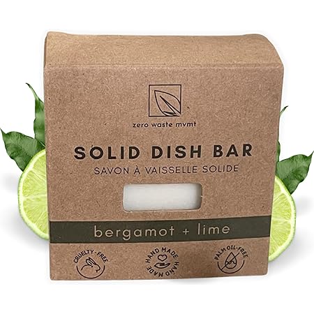 Amazon.com: Zero Waste Natural Dish Soap Bar (Pack of 3 Bars) - Solid ...