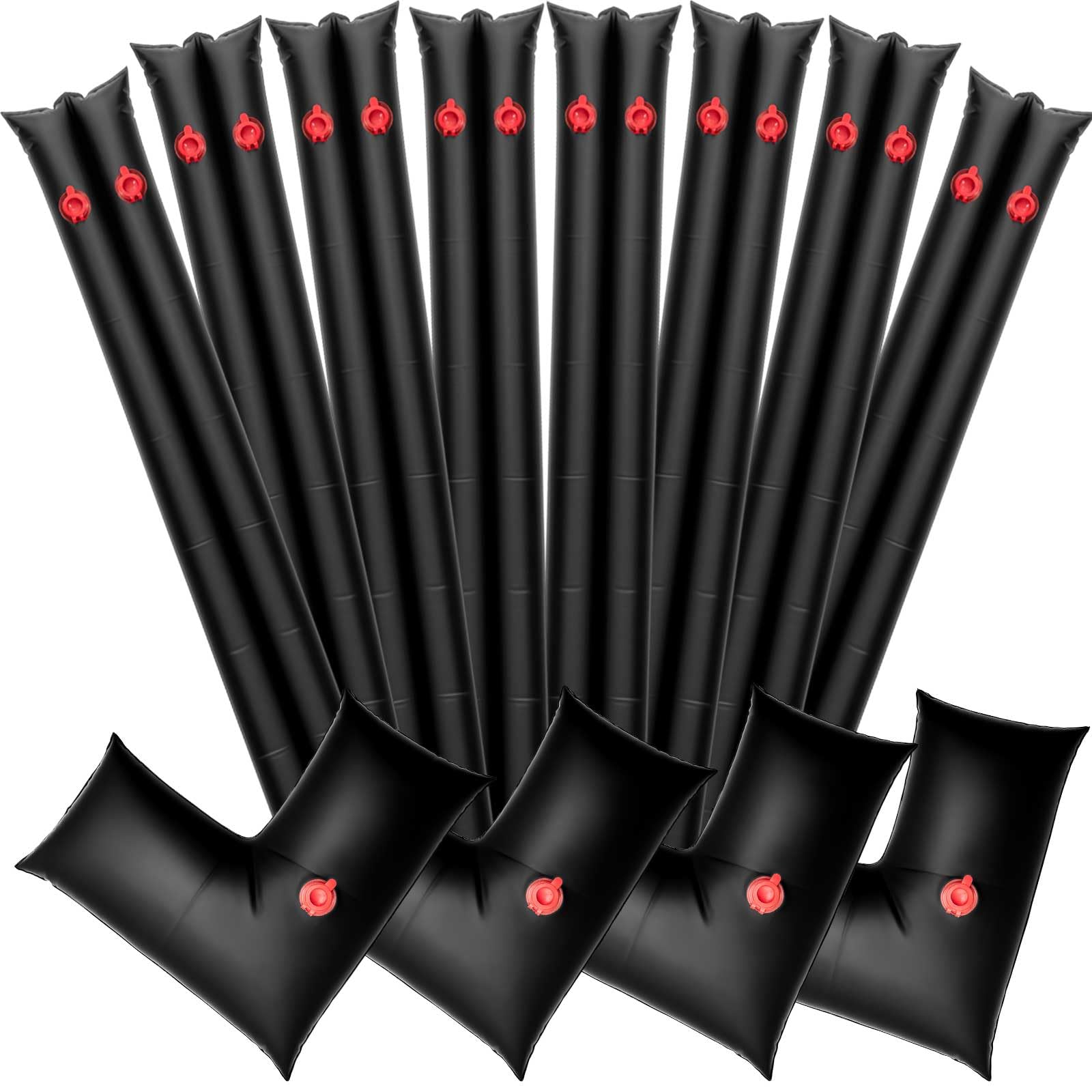 Amazon.com : Hiboom 12 Pack 8 ft Pool Cover Water Bags with 2 ft Pool ...