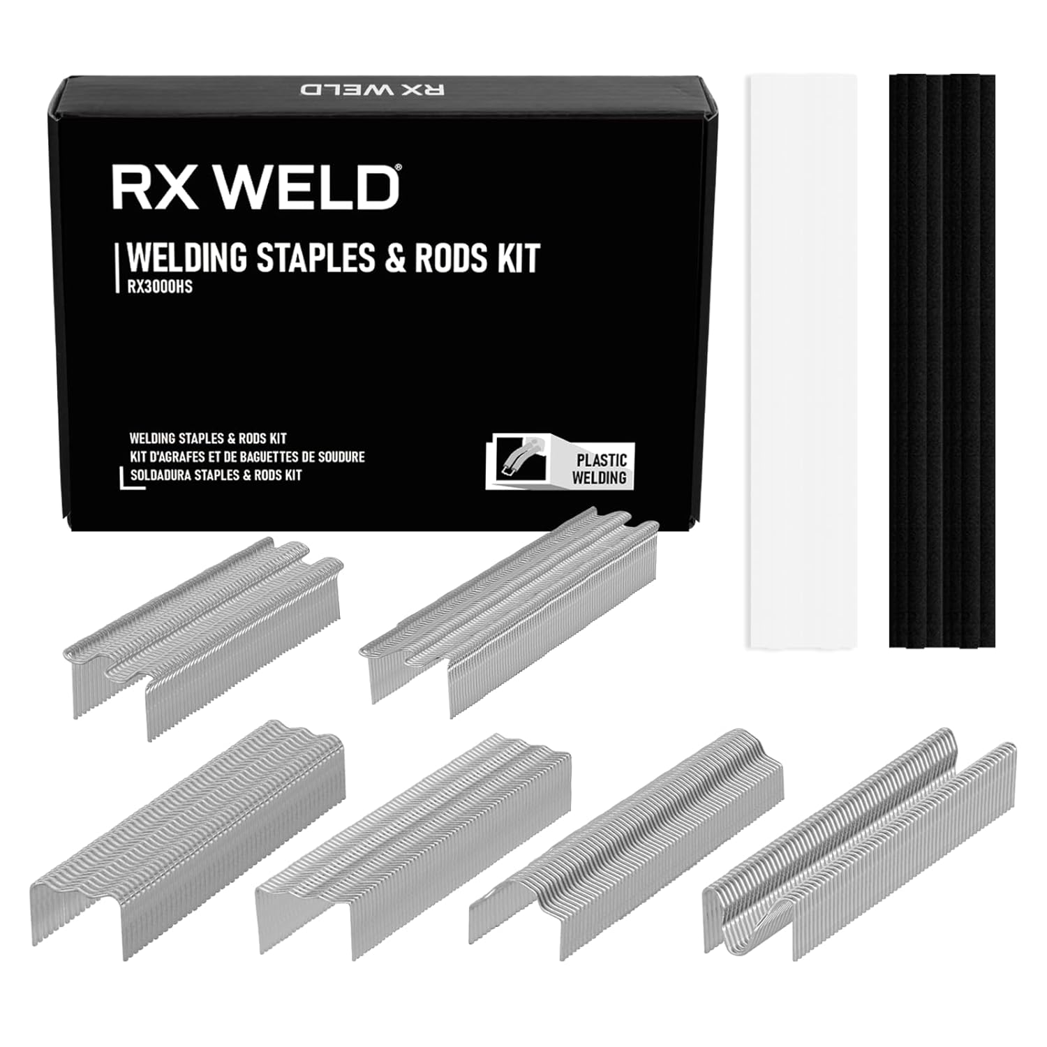 Amazon.com: RX WELD 3000pcs Plastic Welding Staples, 20pcs Plastic ...