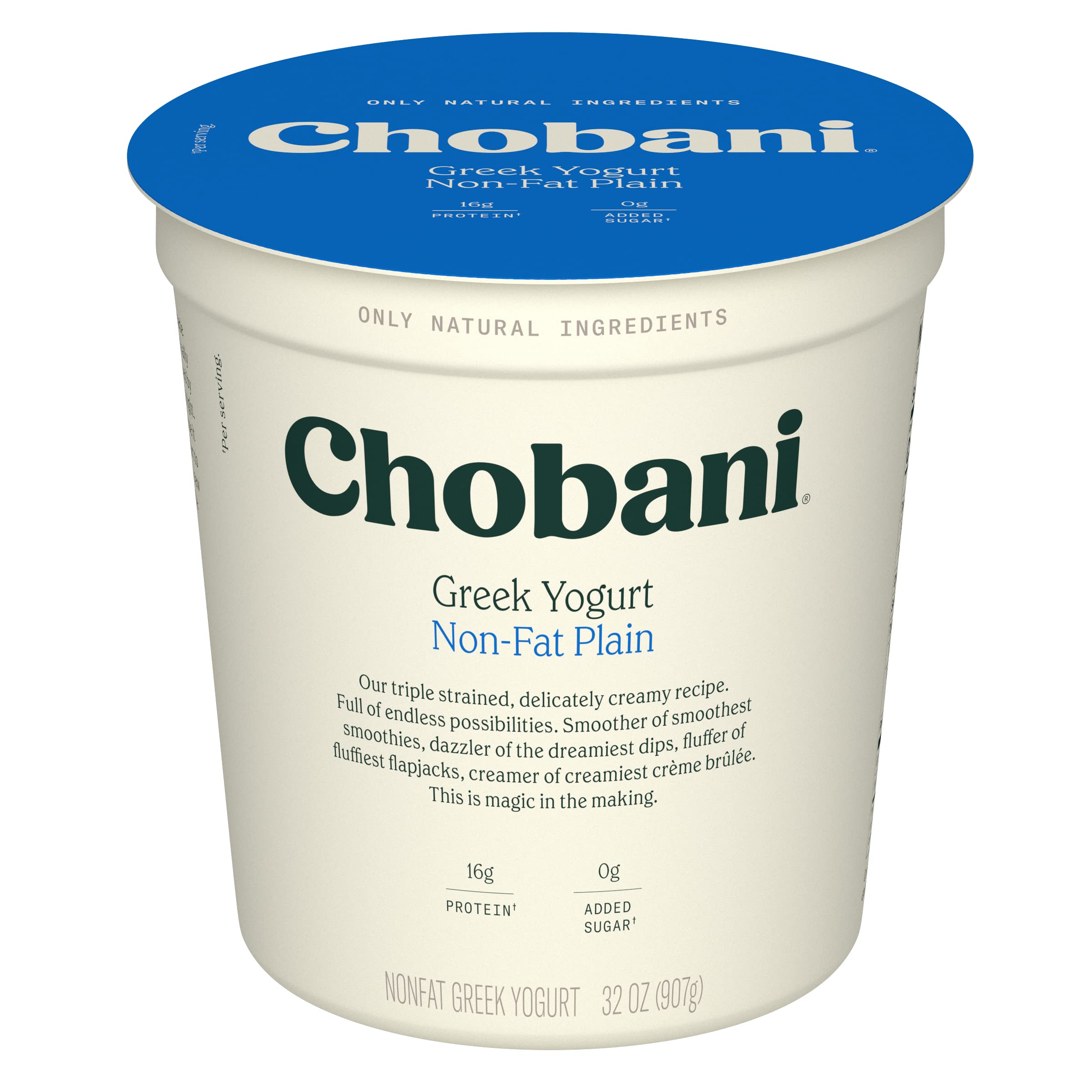 Chobani Non Fat Plain Greek Yogurt 32oz | Desertcart INDIA