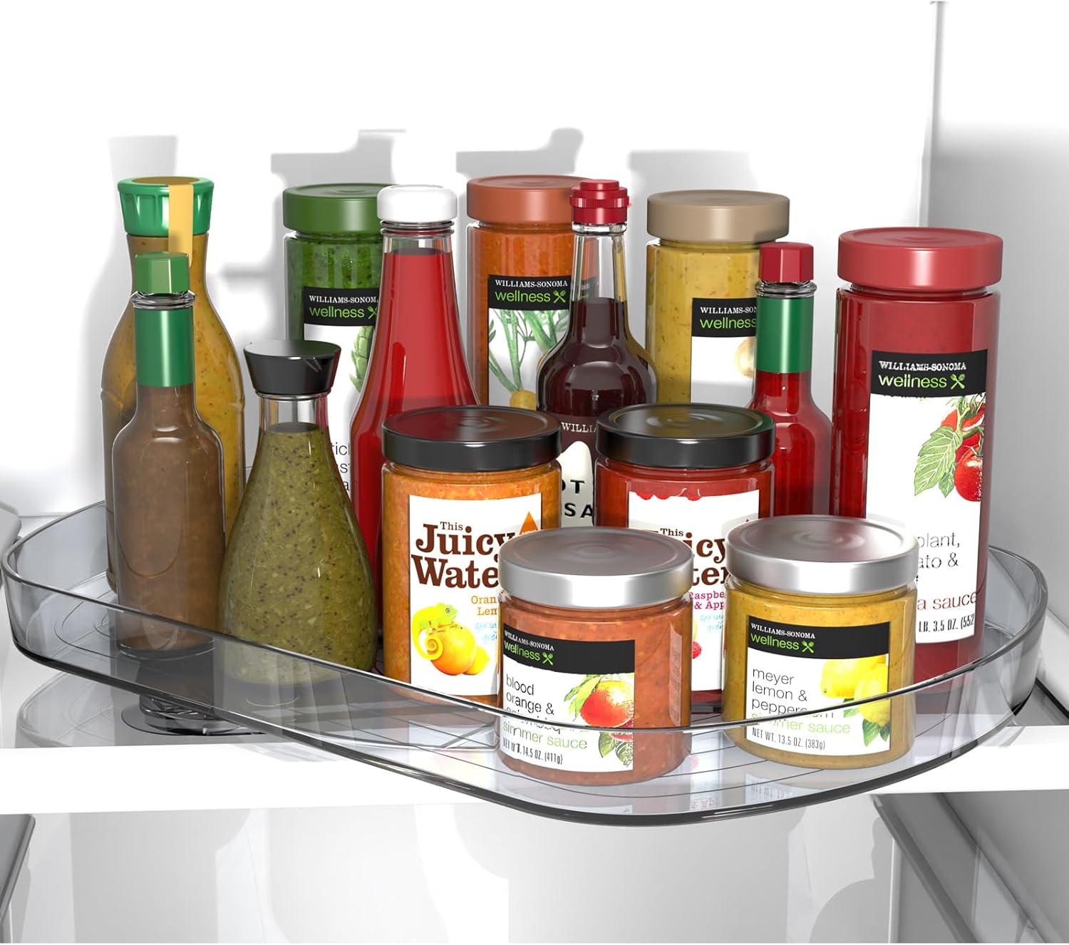 Amazon.com - Square Lazy Susan Turntable Organizer for Refrigerator ...