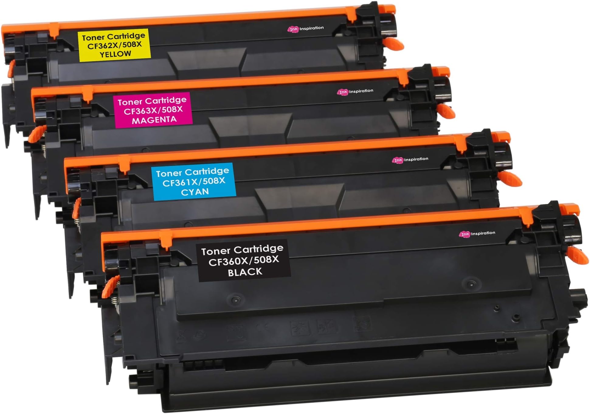 Ink Inspiration Set of 4 Compatible Toner Cartridges for HP Color ...
