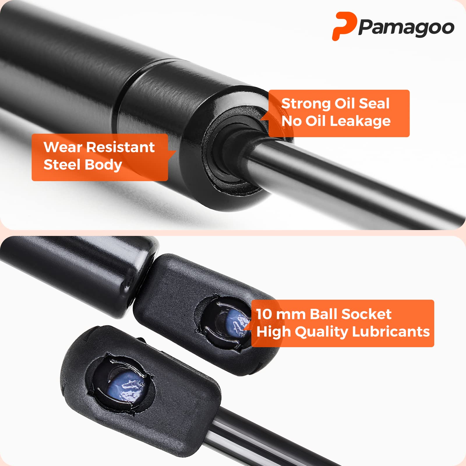 Snapklik.com : PAMAGOO C16-04445 17 Inch 55Lb Gas Strut Shock 17.2 Gas ...