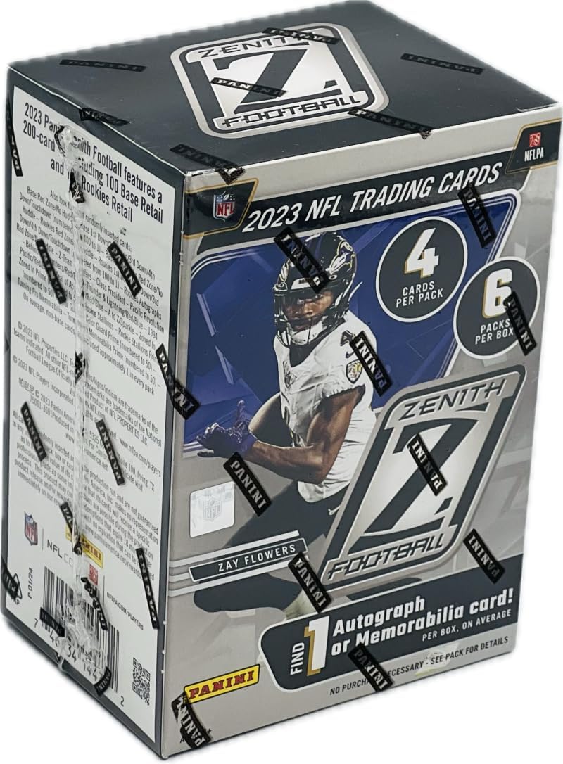 Amazon.com: 2023 Panini Zenith Football Blaster Box (1 Auto or Mem per ...