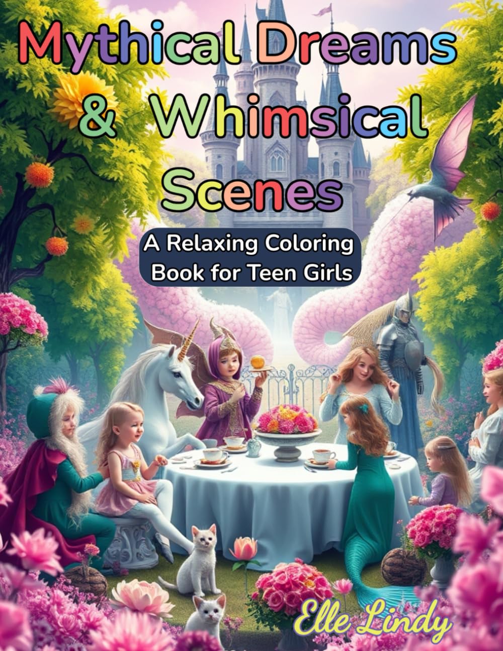 Amazon.com: Mythical Dreams & Whimsical Scenes: A Relaxing Coloring ...