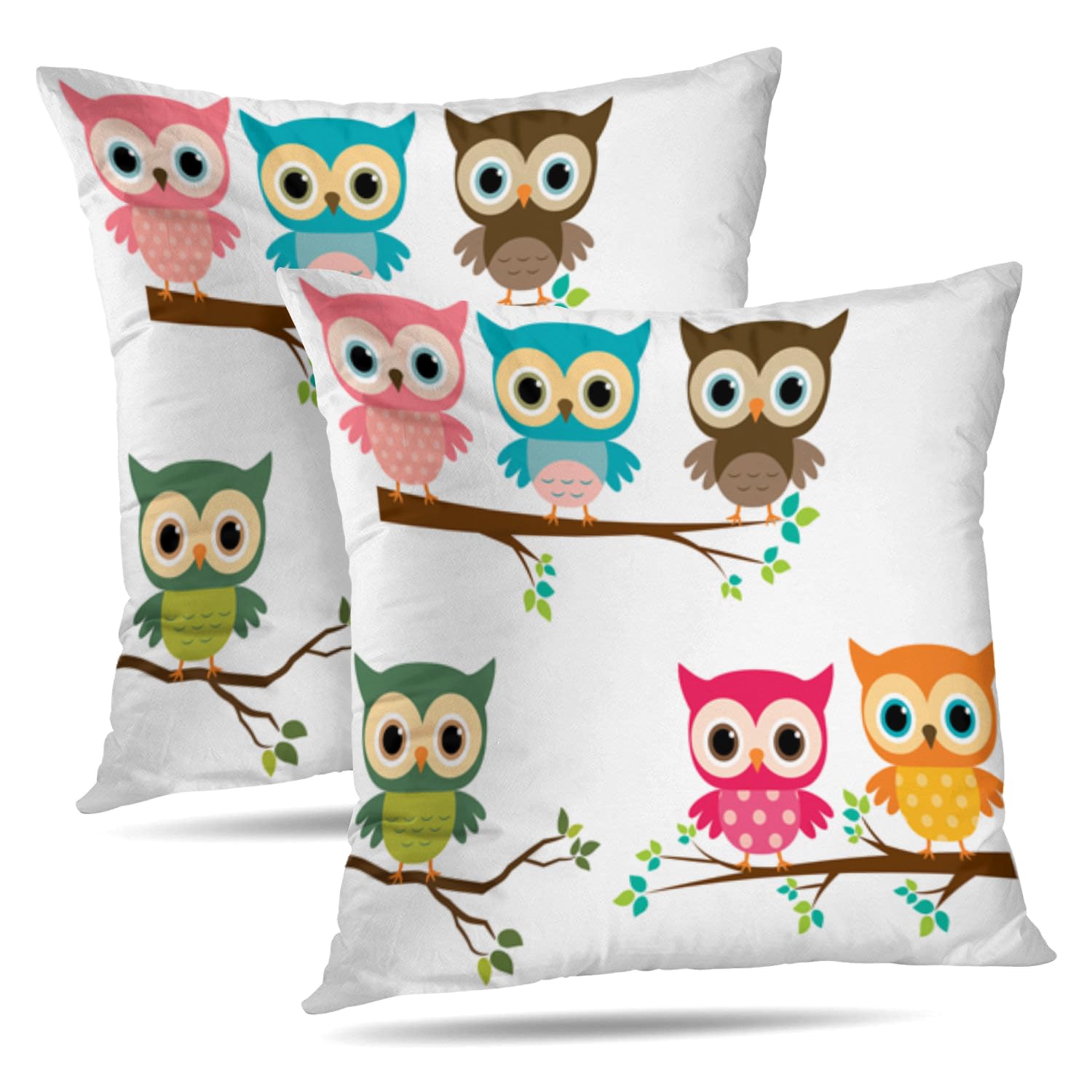 Lindos Dibujos Animados De Búhos Bebés 58,824 En La Categoría