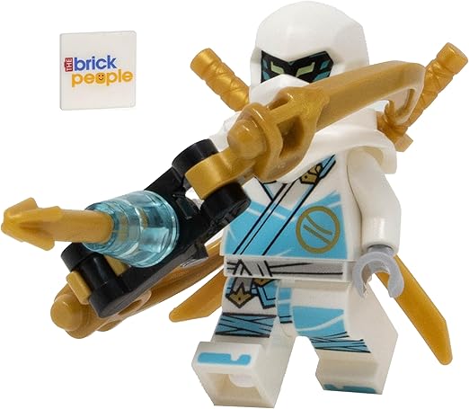 Amazon.com: LEGO Ninjago Dragons Rising: Zane Minifigure with Ice Bow ...