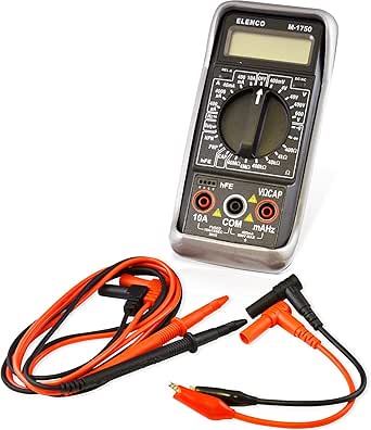 Elenco M-1750 Mulitmeter with 3 1/2 Digit Display MULTIMETER : Amazon ...
