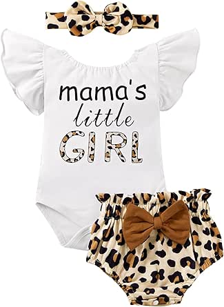 Amazon.com: BOBORA Baby Girl Clothes Infant Summer Outfits Ruffle ...