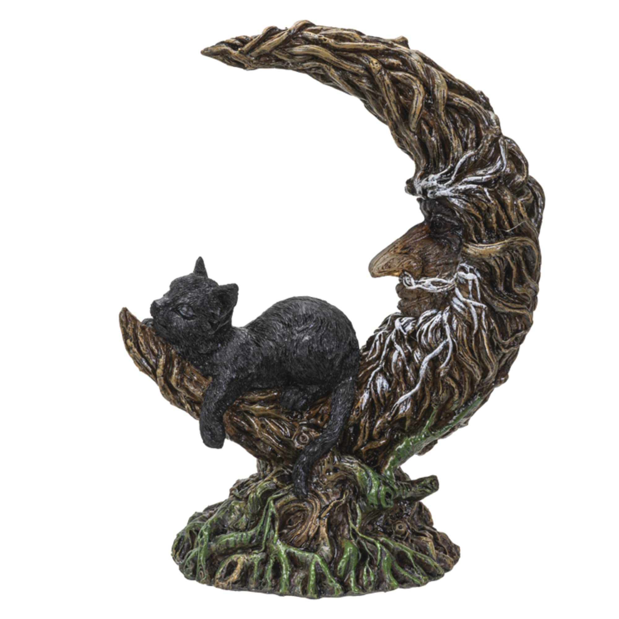 Amazon.com: Pacific Giftware Black Cat on Moon with LED Light, Gothic ...