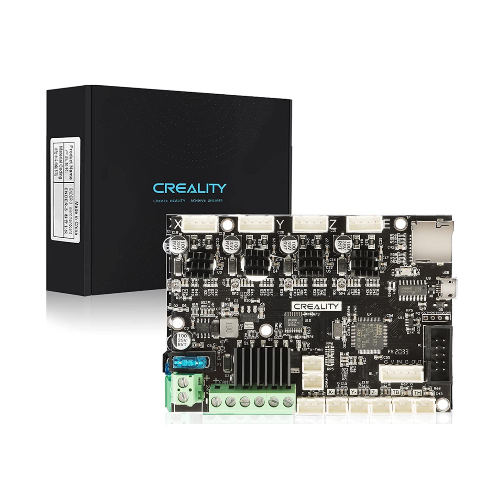 Amazon.com: for Creality 3D Printer Ender 3 Pro Silent Motherboard Kit ...