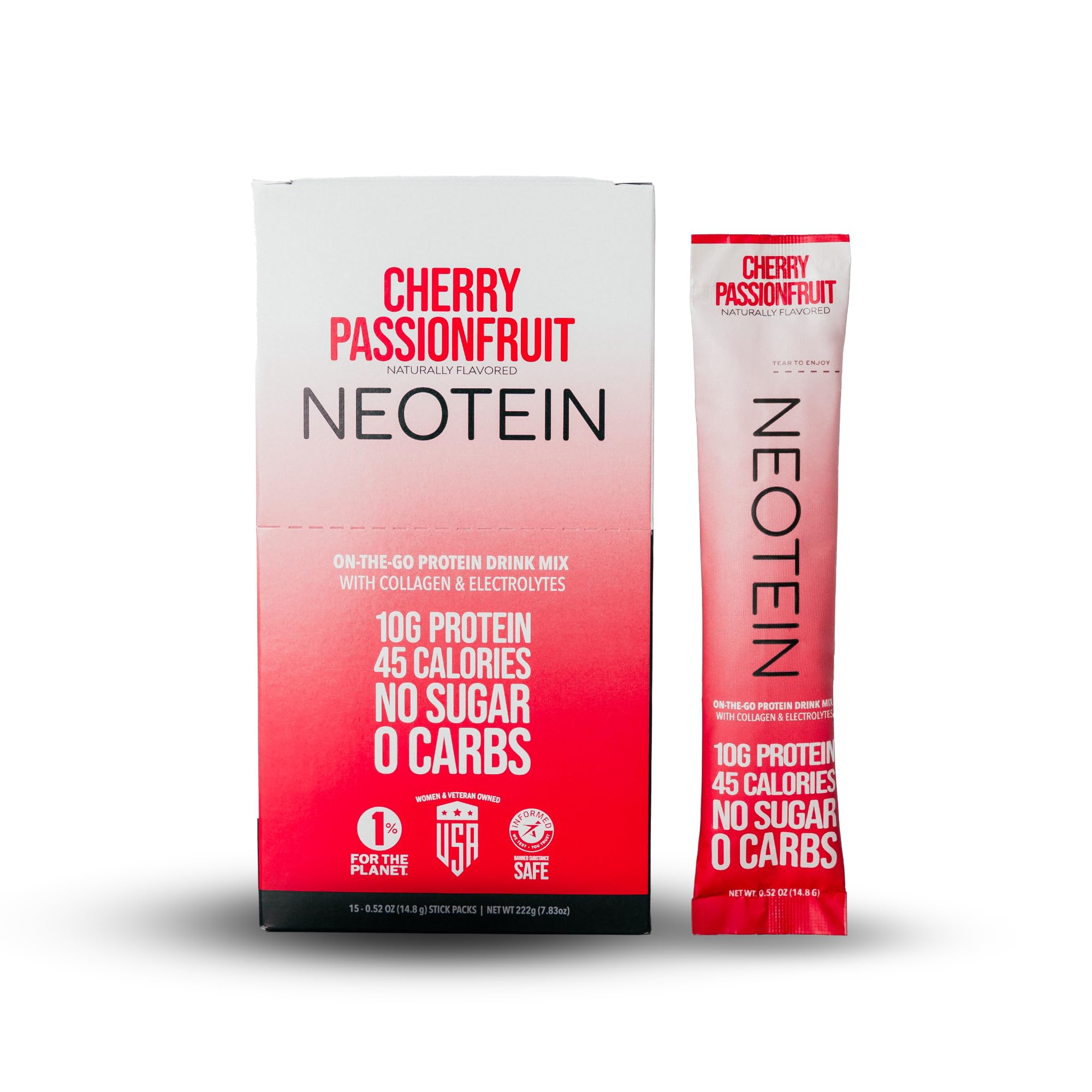 Amazon.com: NEOTEIN: Electrolyte Powder Packets with 10g Protein ...