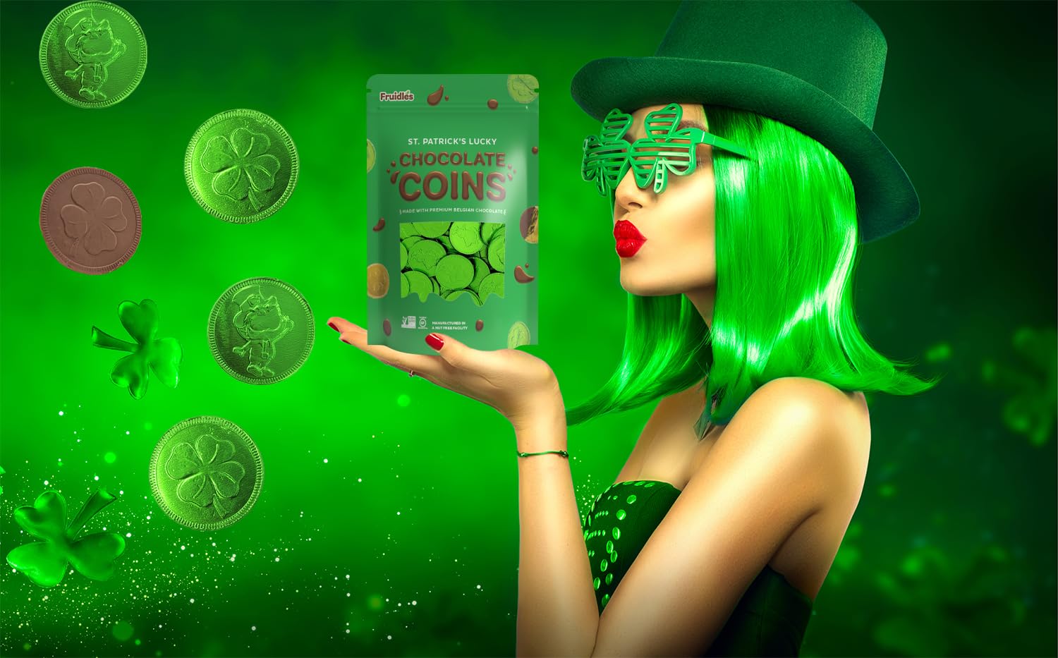 Snapklik.com : Fruidles Saint Patricks Day 50 Clover Shamrock ...