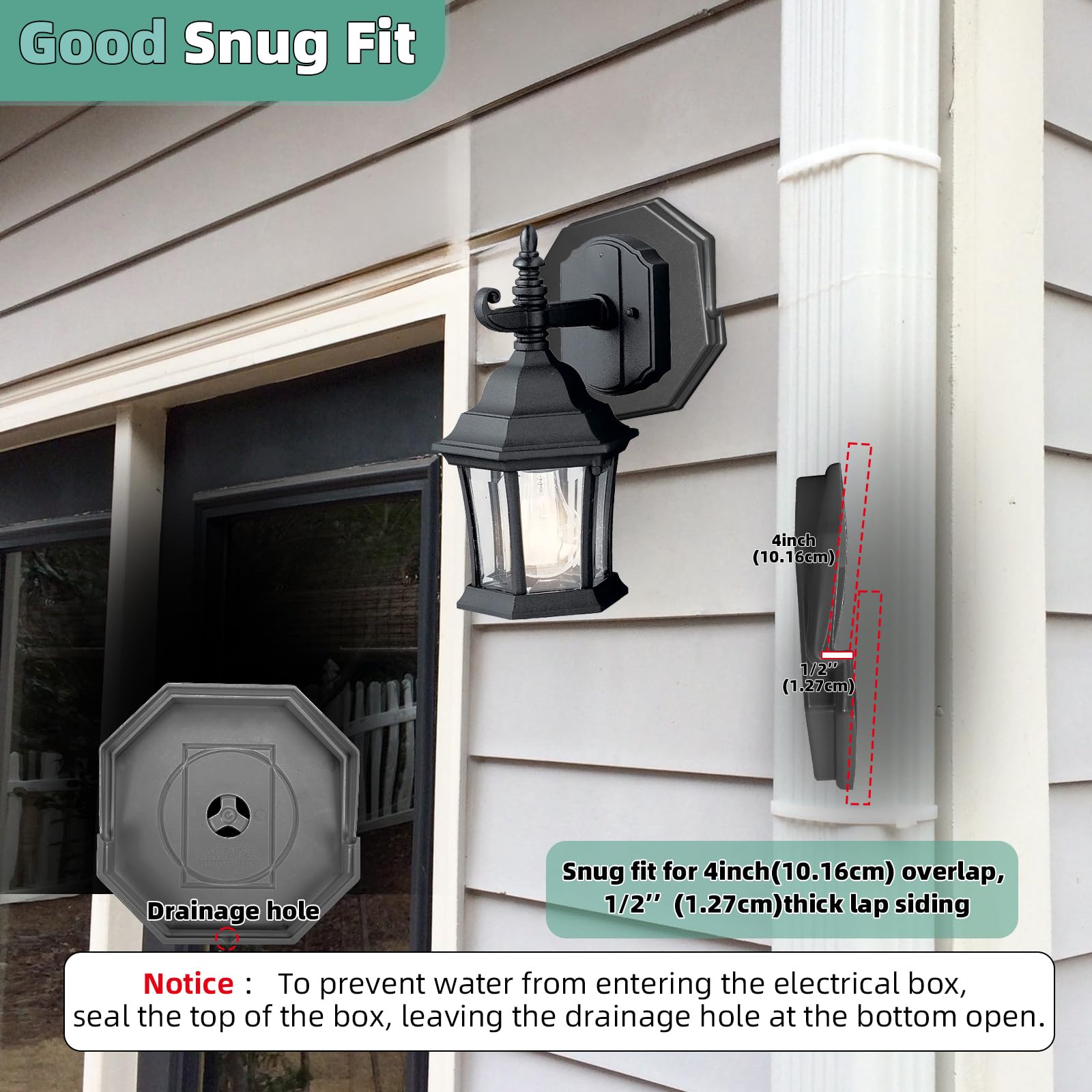 Installing Exterior Light Fixture Vinyl Siding How To Install A Light