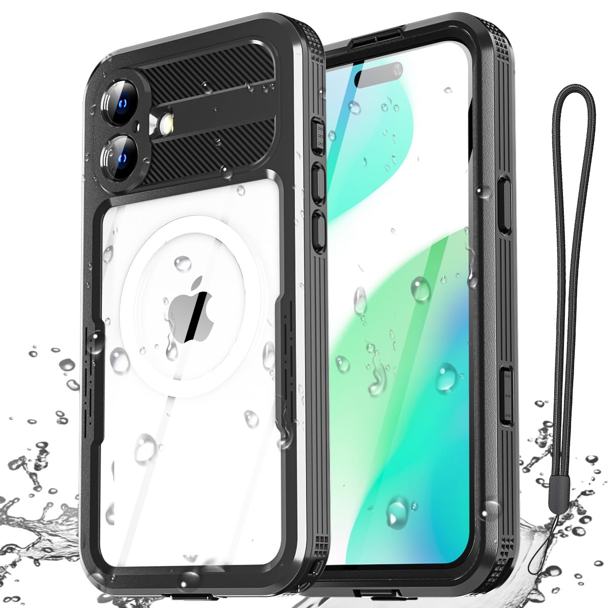 Snapklik.com : AICase Waterproof Case For iPhone 16(6.1")