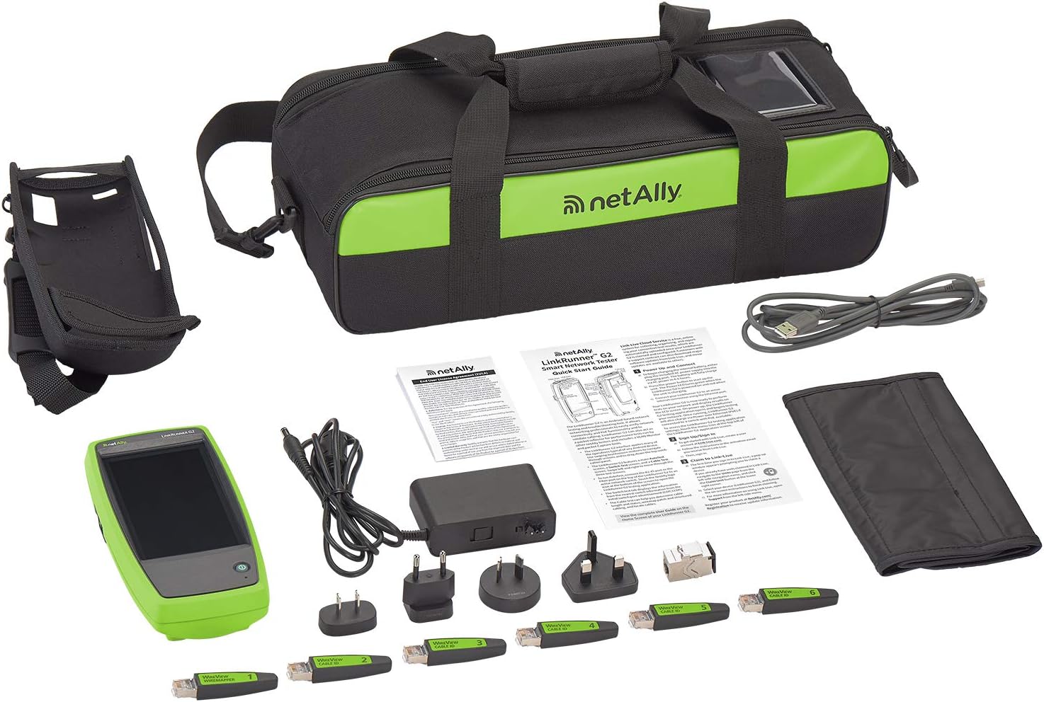 Netally kabellos Netscout Linkrunner G2 Kit Netzwerktester Wi-Fi ...