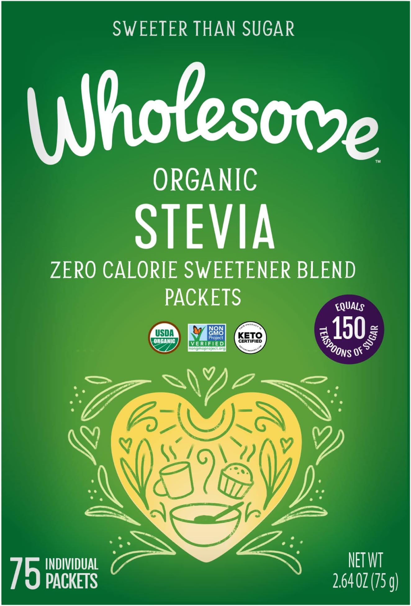 Amazon.com: Pure Via Stevia Sweetener 28.2oz (800 packets) : Grocery ...