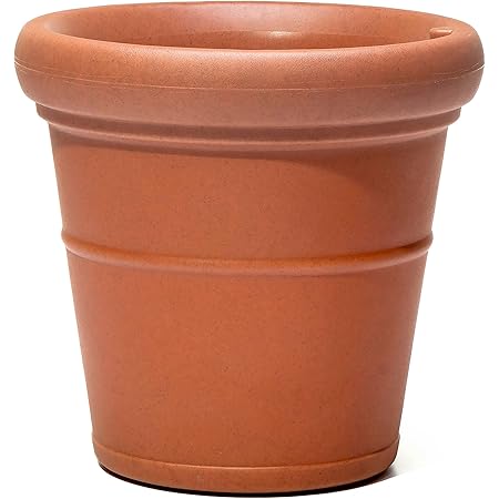 Amazon.com : Tusco Products T30 Rolled Rim Pot, Round, Terra Cotta, 30 ...