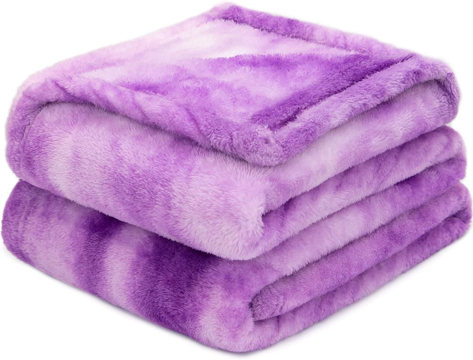 Amazon.com: Lightweight Blanket Pink Soft Fleece Blankets Small Warm ...