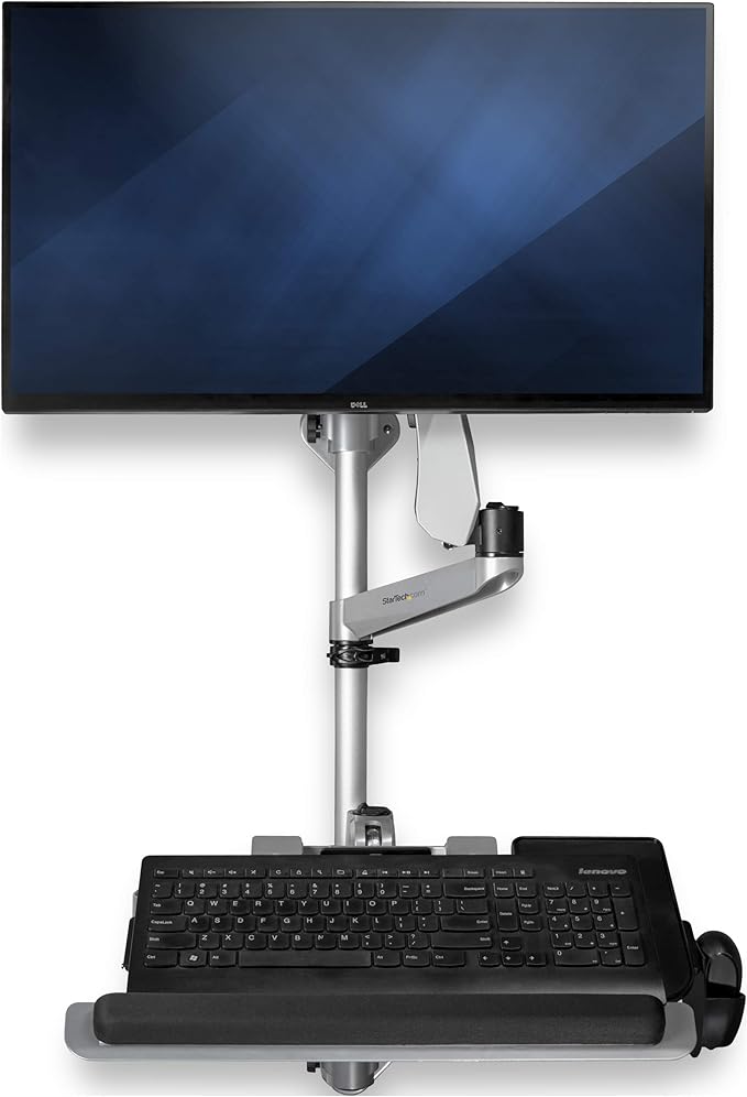 Amazon.com: StarTech.com Wall Mount Workstation - Articulating Standing ...
