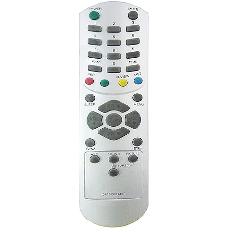 Buy LipiWorld® 6710V00140F TV Remote Control (Compatible LG CRT TV ...